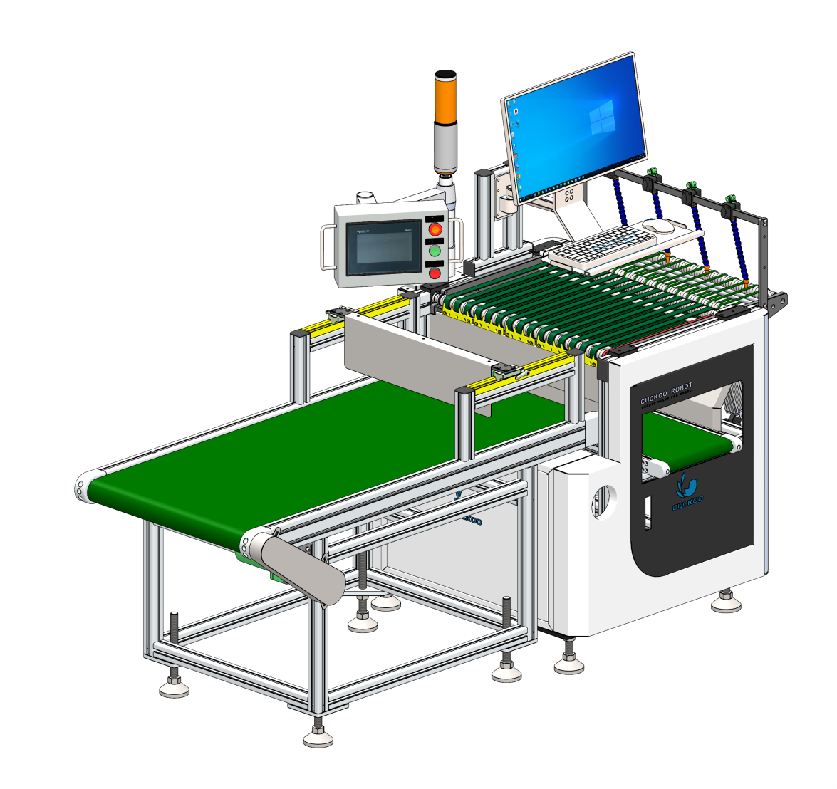 Automatic Defects Removal Machine – Cuckoo bag sorting and binding machine